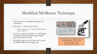 Fecal Egg Counting Primer | PPTX