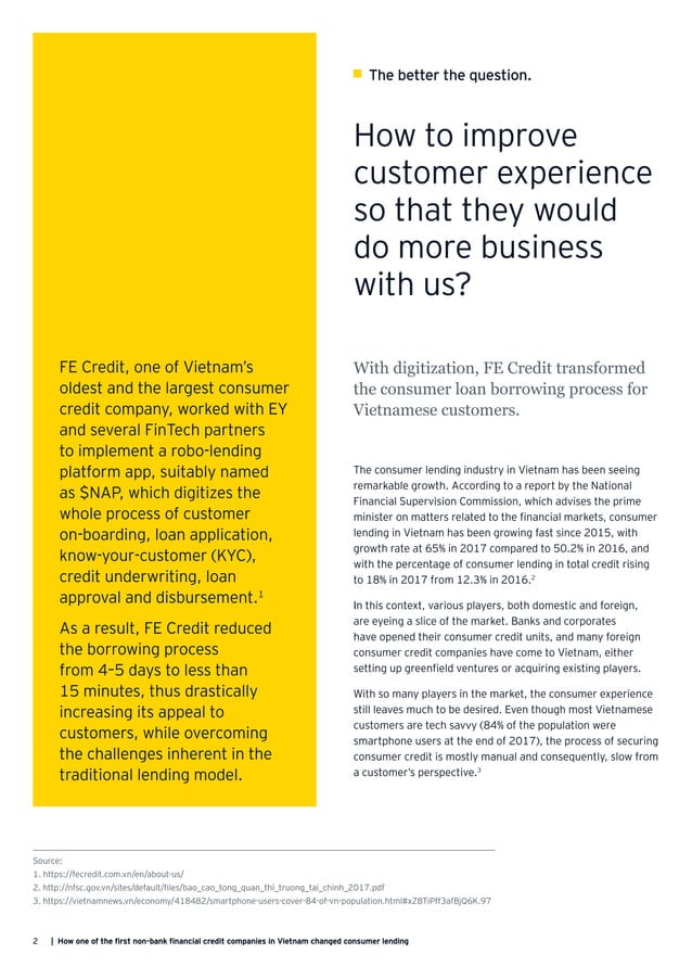 Case study: Transforming FE Credit's lending processes with robo-lending | PDF