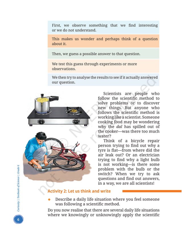 wonderful world of science class 6 curiosity | PDF