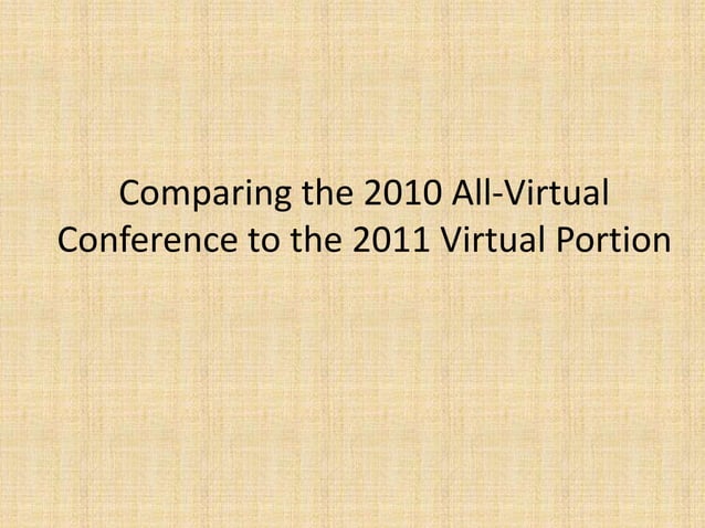 Virtual vs. In-Person Professional Development | PPTX | Web Conferencing | Computer Software and ...