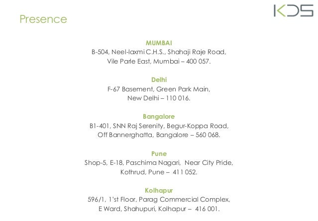 KDS - Company Profile