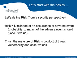 Review of Enterprise Security Risk Management | PPT