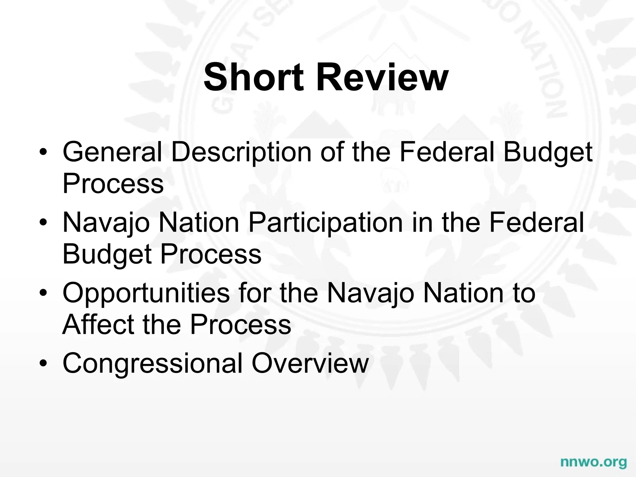 Federal Budget Process | PPT