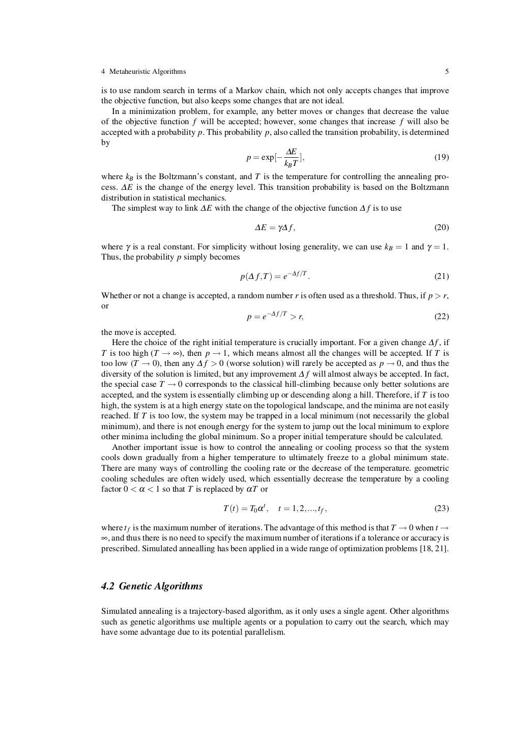 Nature Inspired Metaheuristic Algorithms For Optimization And Computa…