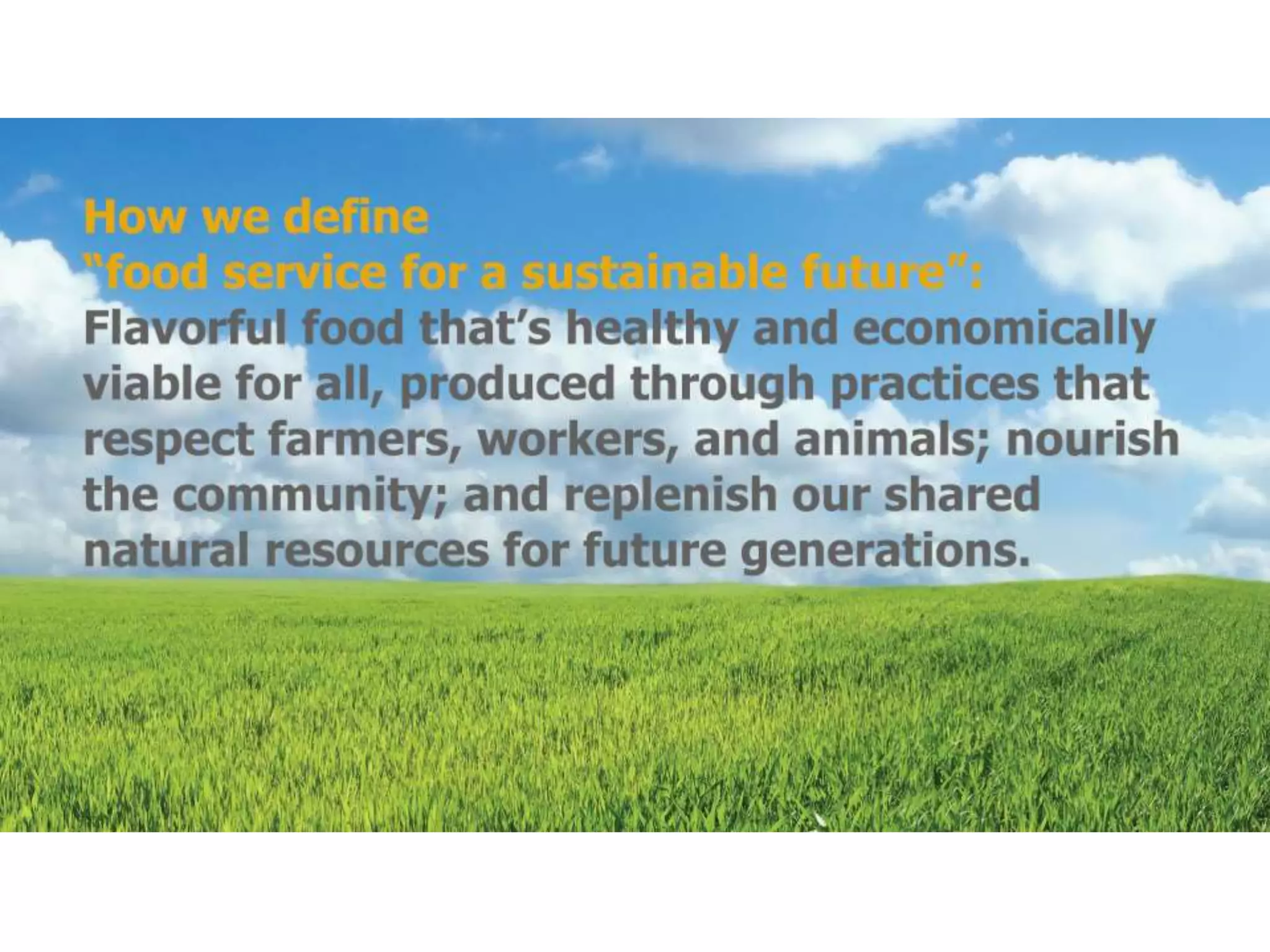 Fedele Bauccio - The food business perspective | PPTX