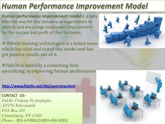 Execution Of Human Performance Improvement Model