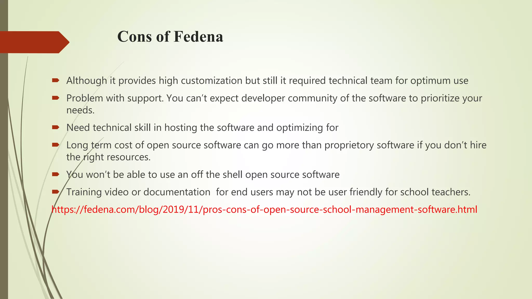 Fedena School Management System | PPTX
