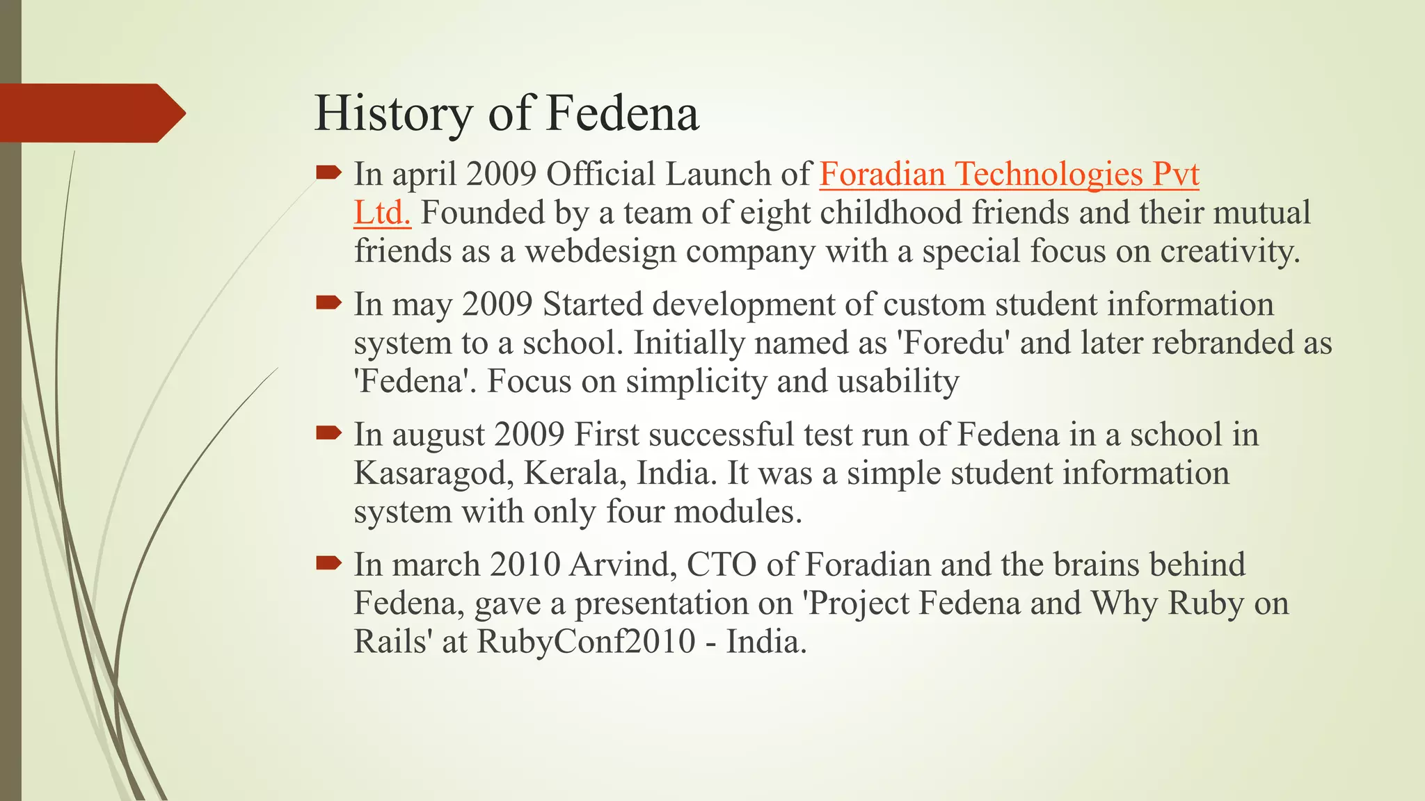 Fedena School Management System | PPTX