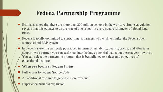 Fedena School Management System | PPTX