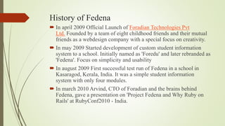 Fedena School Management System | PPTX