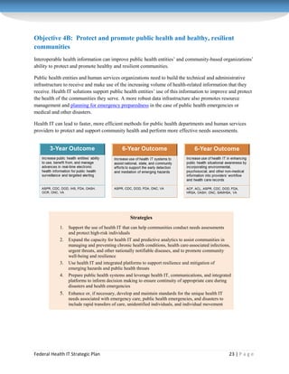 FEDERAL HEALTH IT STRATEGIC PLAN 2015 -2020 | PDF | Health Insurance ...