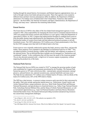 Federal land-ownership-overview-and-data-crs | PDF