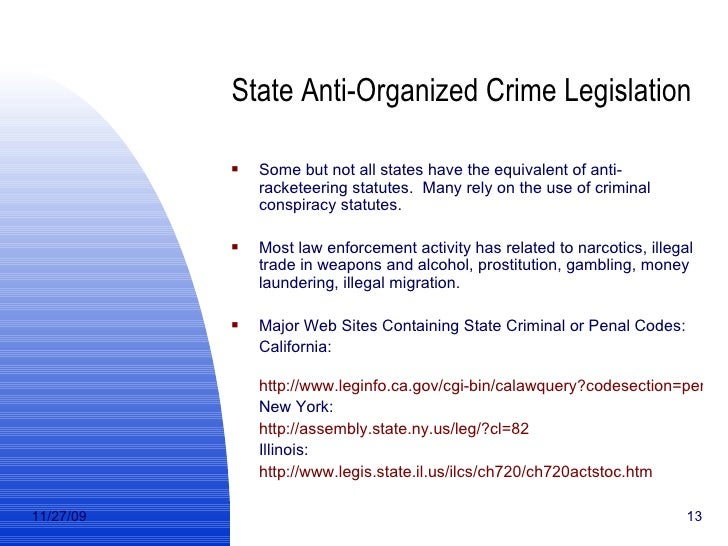 Civil RICO - Racketeer Influenced and Corruption Organizations Act