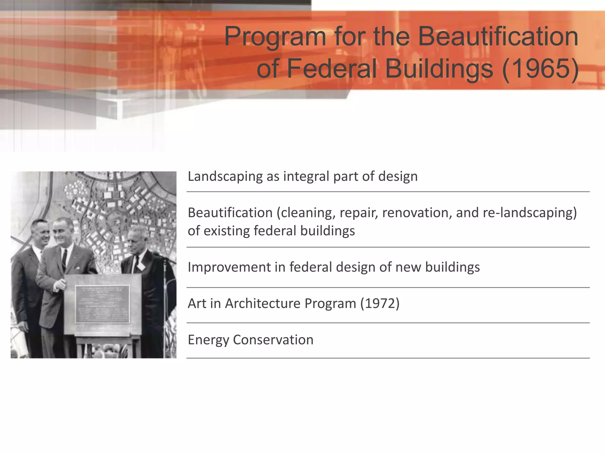 Federal Architecture in the 1950s, 1960s, and 1970s | PPTX