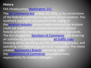 Federal aviation administration | PPTX