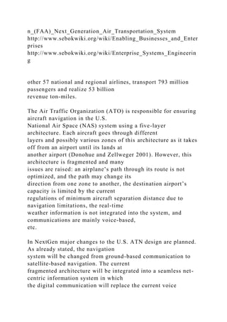 Federal Aviation Administration (FAA) NextGeneration Air Tra.docx