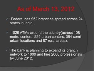 Federal bank | PPTX