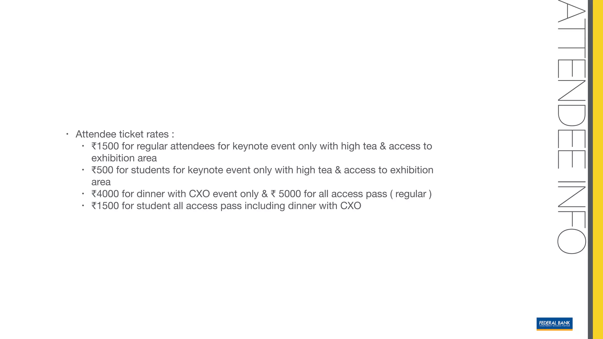Proposal : Federal bank launchpad @ kitchen | PPT