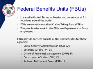 Federal Benefits Units Worldwide (FBUs) | PPTX