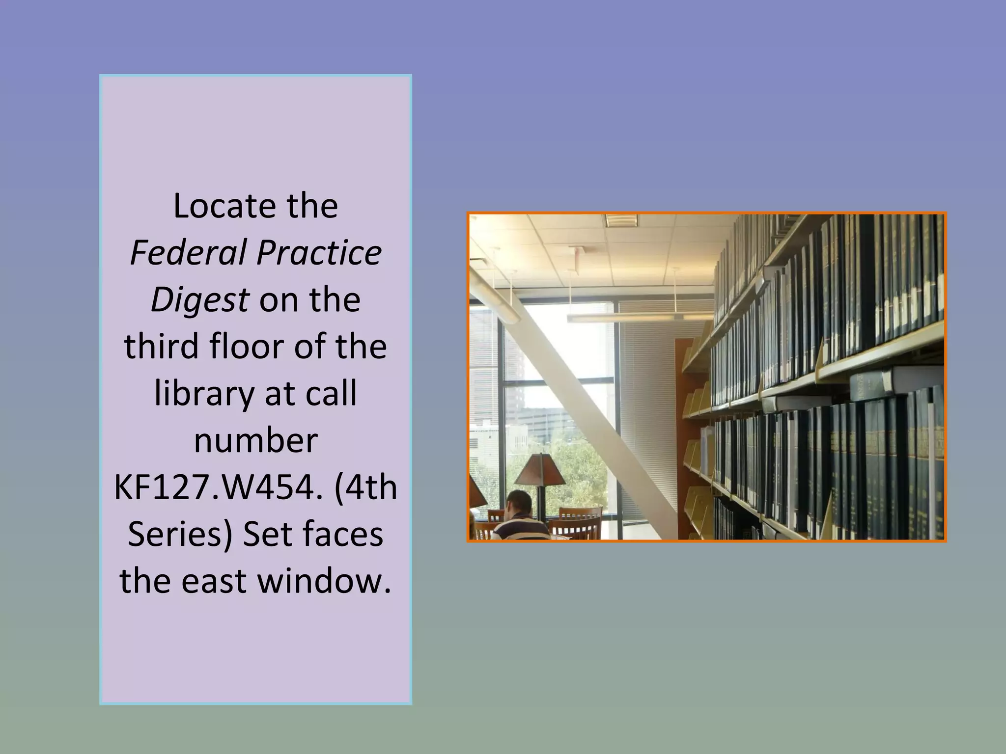 Federal case law research flowchart | PPT