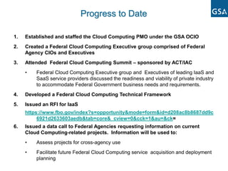 Federal Cloud Computing Initiative | PPT