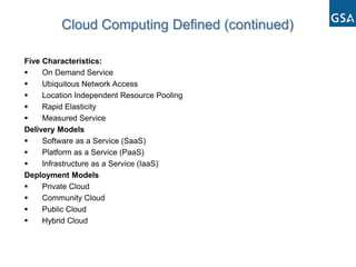 Federal Cloud Computing Initiative | PPT