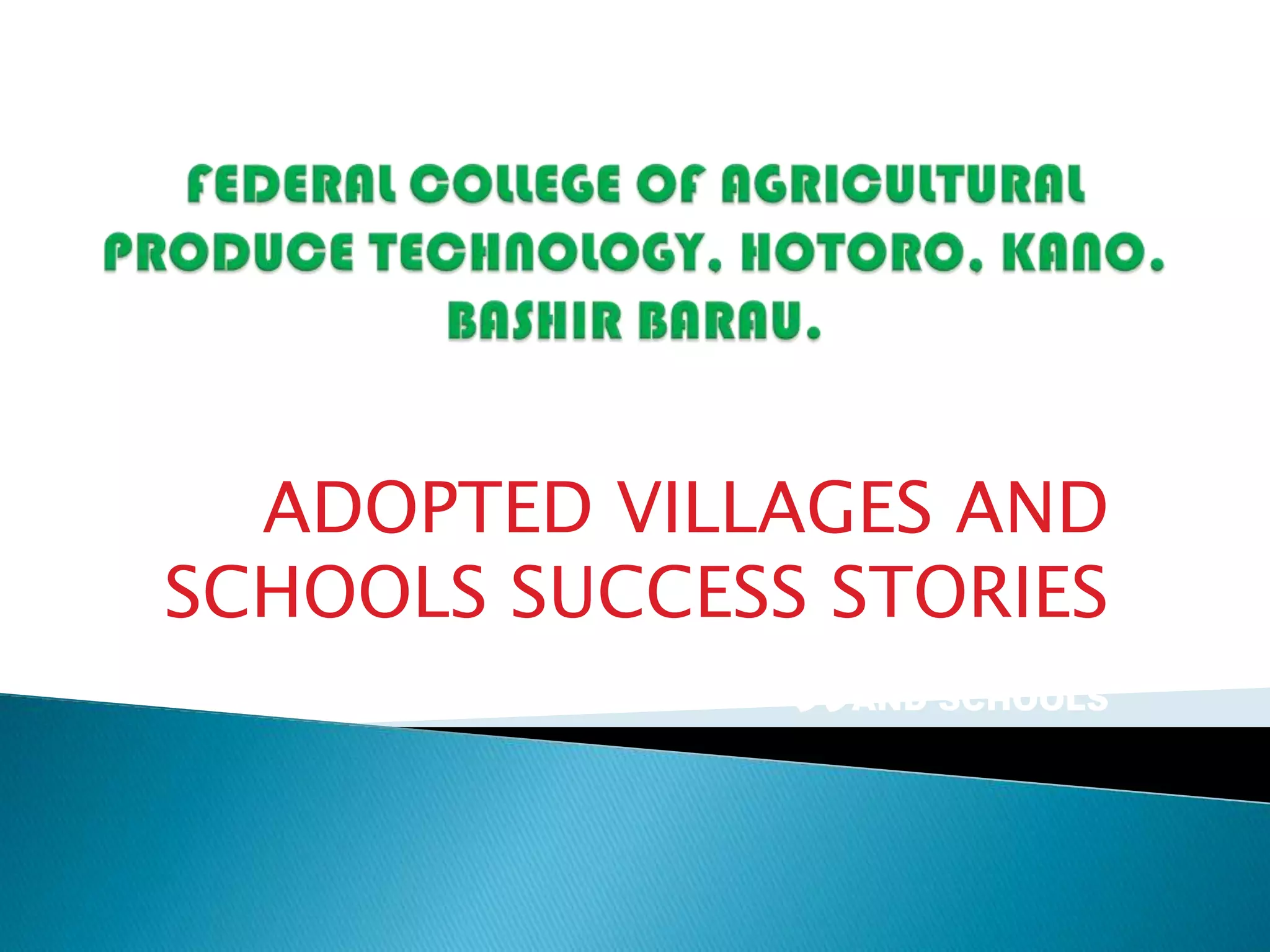 FCAP&T Kano success story | PPT
