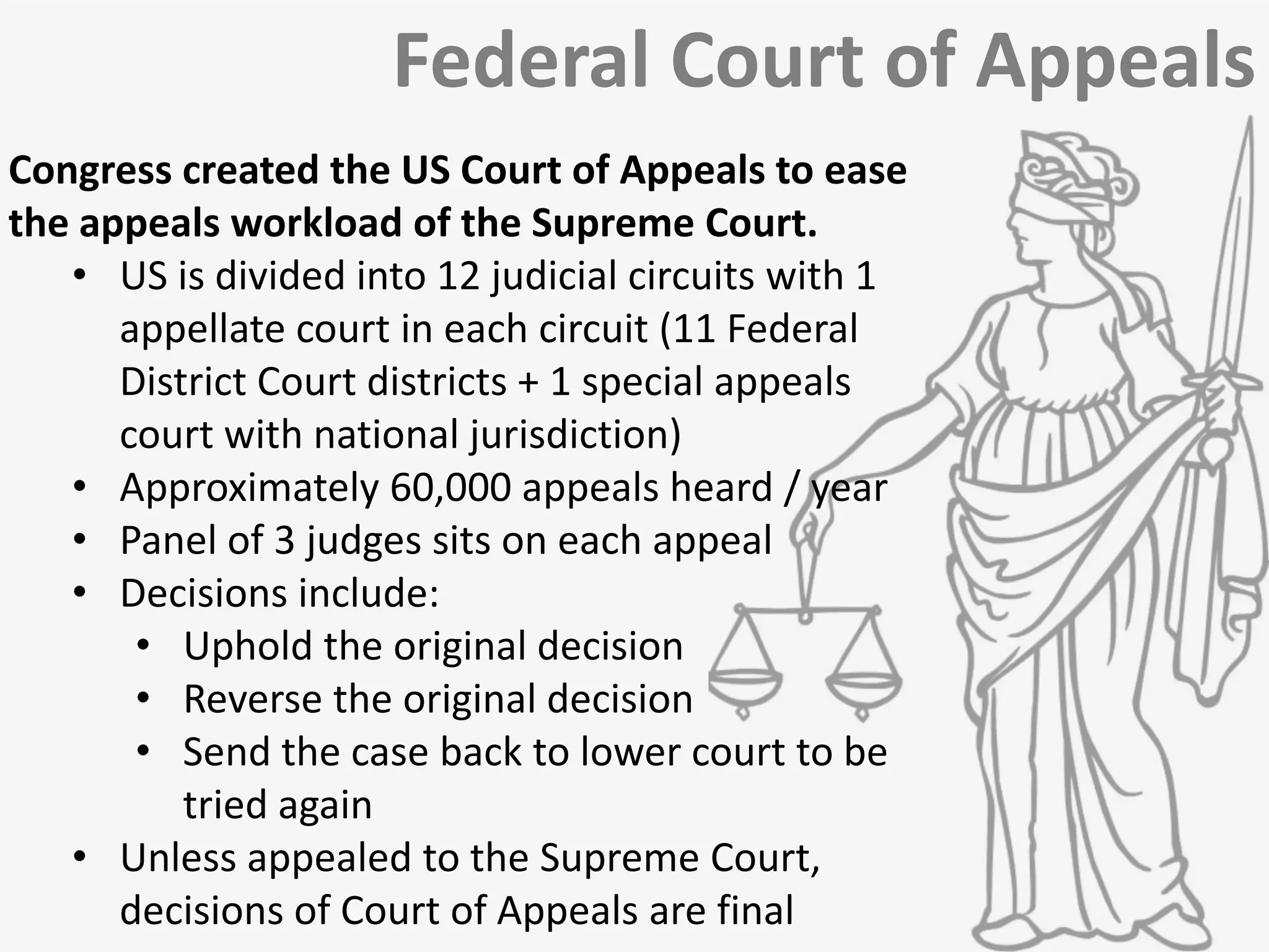 Federal Court Appeals | PPTX