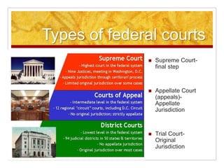 Federalcourts | PPTX | Legal Services Industry | Industries