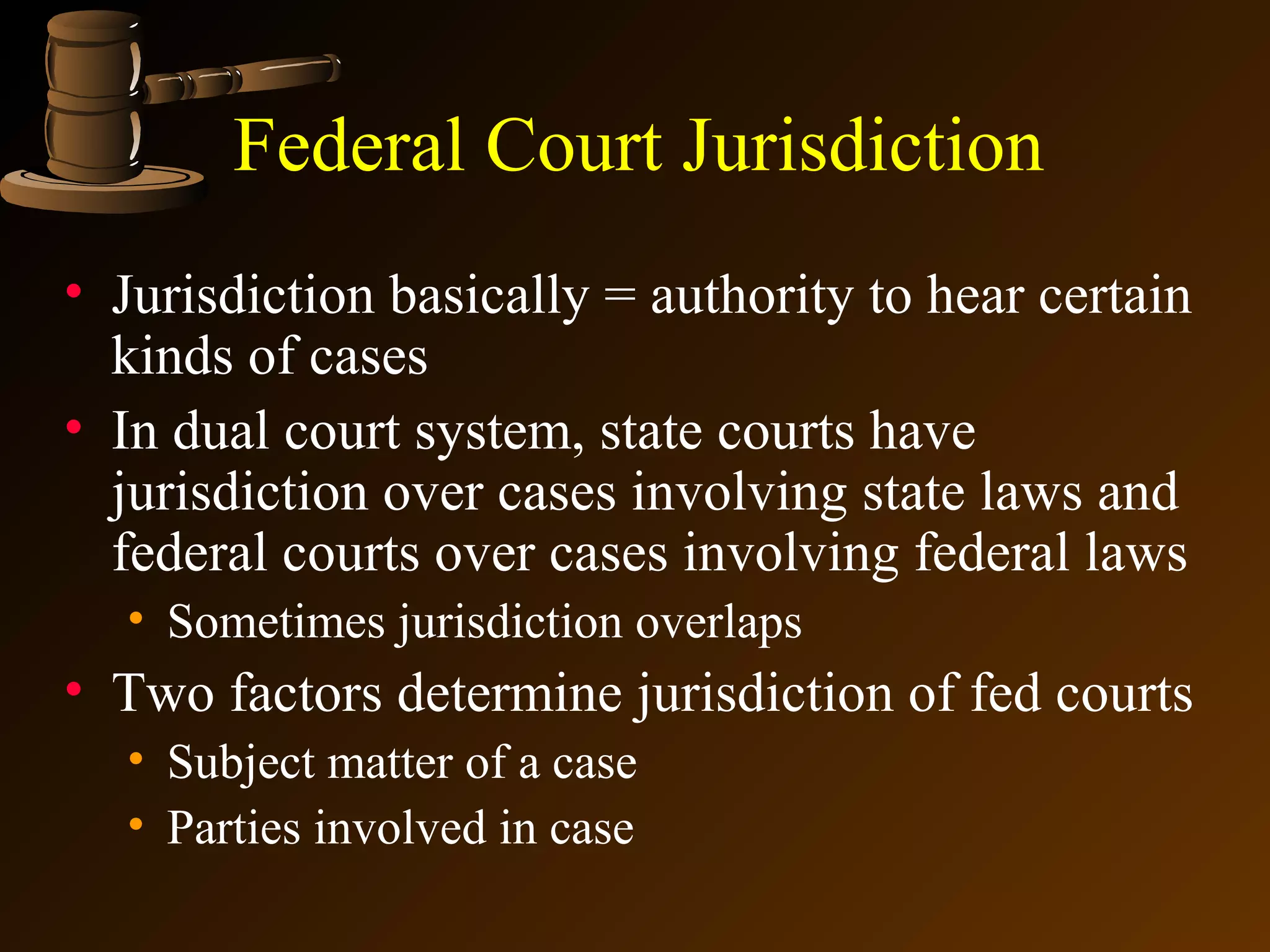 Federal courts | PPT