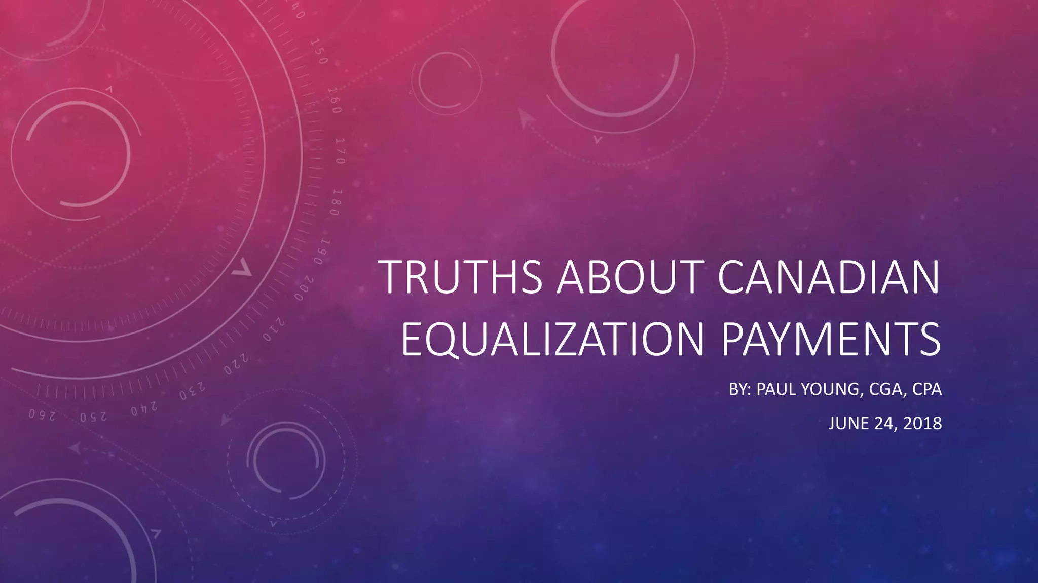Canada Equalization Payments: The Truth | PPT