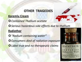 Federal food, drug & cosmetics act | PPTX