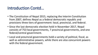Federal health system in nepal | PPTX
