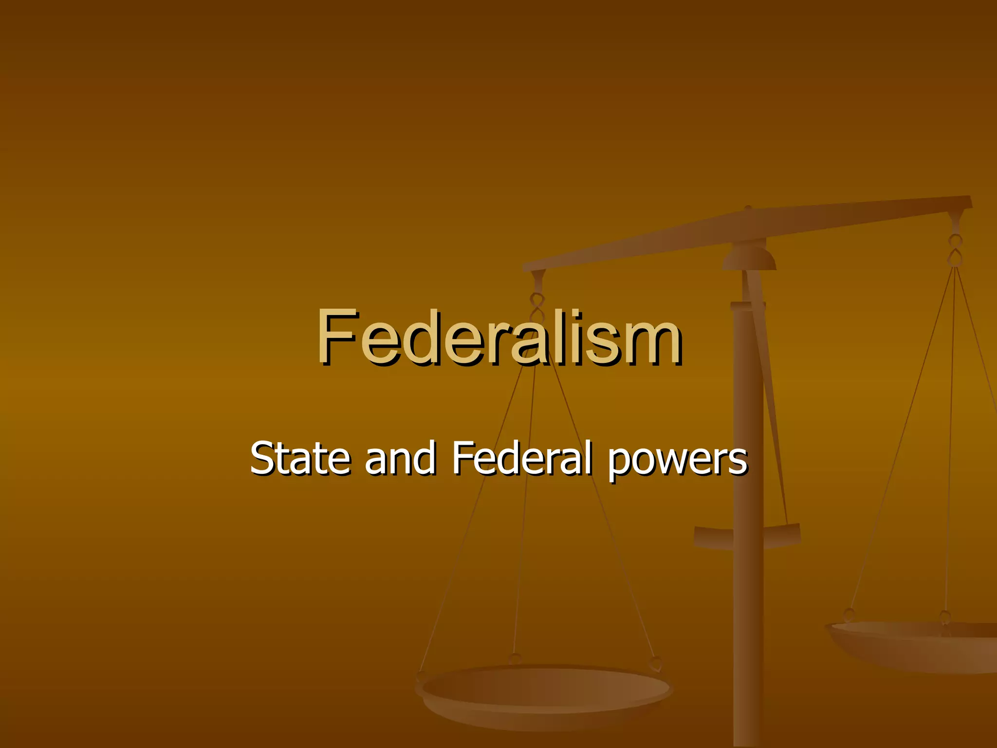 Federalism | PPT