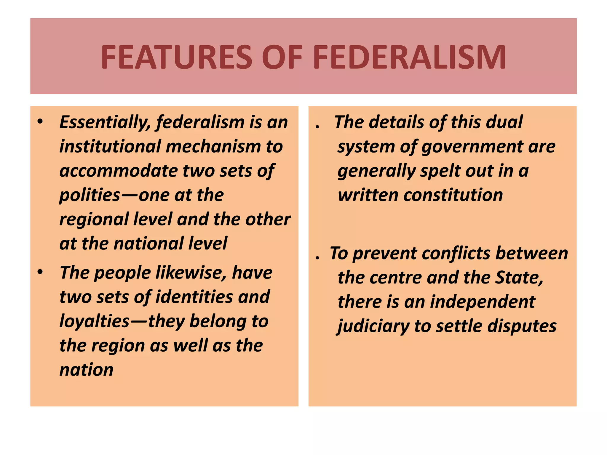 Federalism | PPTX