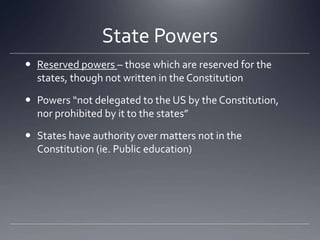 Chapter 4 - Federalism | PPT