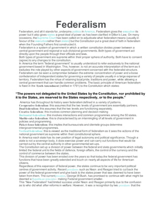 Federalism | DOCX