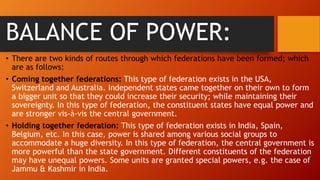 Federalism | PPTX