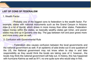 Federalism | PPT