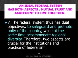 Federalism DP class 10 cbse | PDF