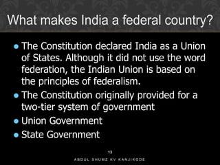 Federalism DP class 10 cbse | PDF