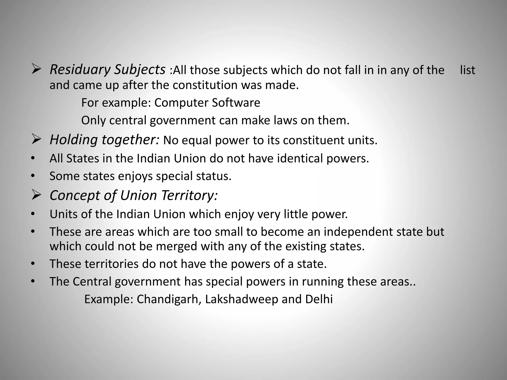 Class:10 Political Science Federalism | PPTX