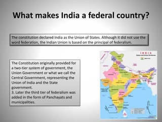 Class:10 Political Science Federalism | PPTX