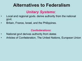 Federalism | PPT