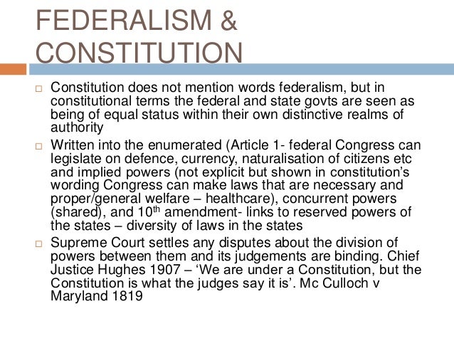 Federalism 2