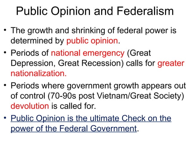 Federalism_AP power point presentation.ppt | Political Issues & policy ...