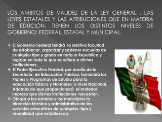 Federalismo Educativo | PPTX