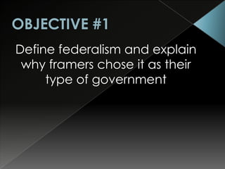 Federalism: the division of power | PPT