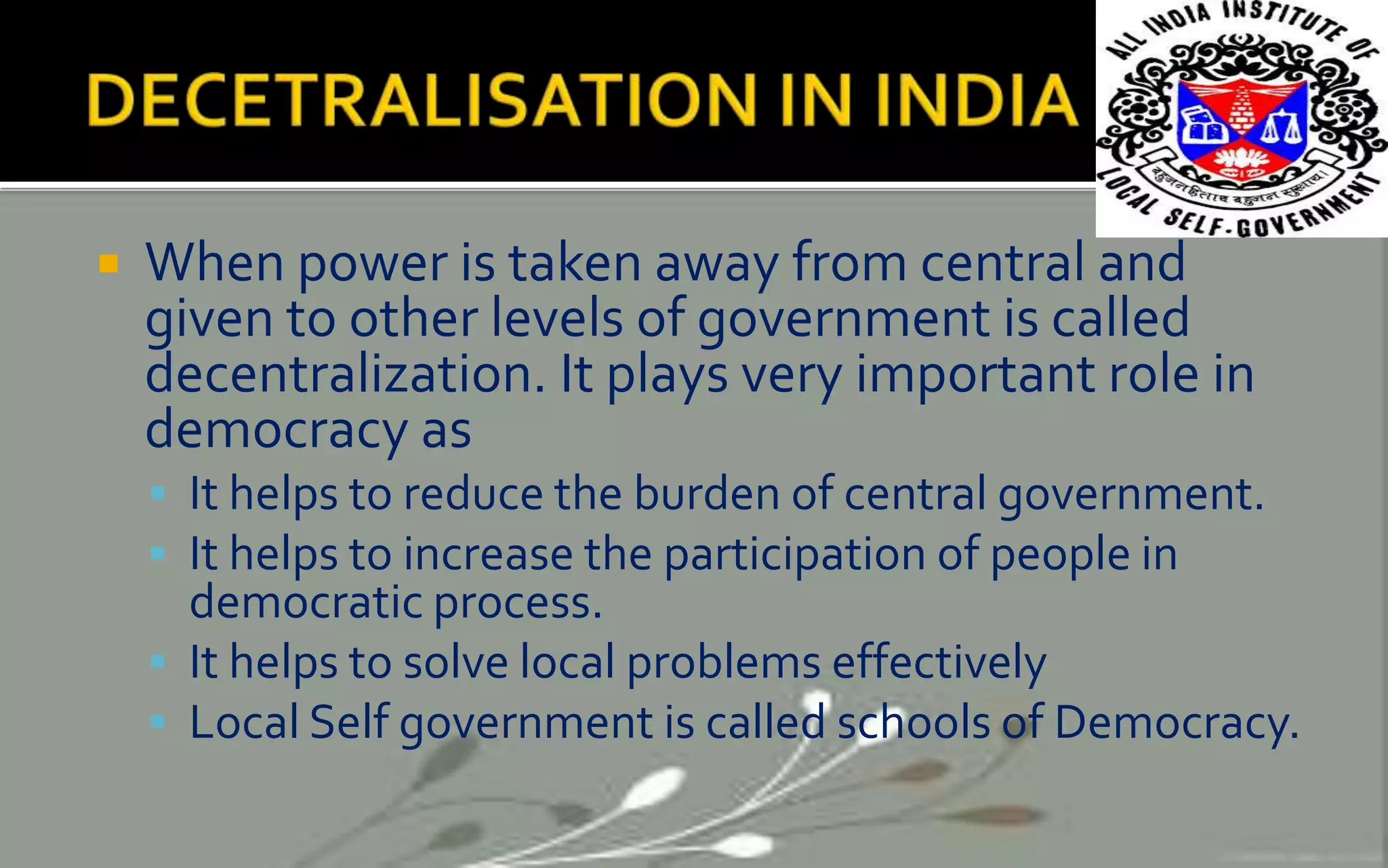 Federalism ppt | PPTX