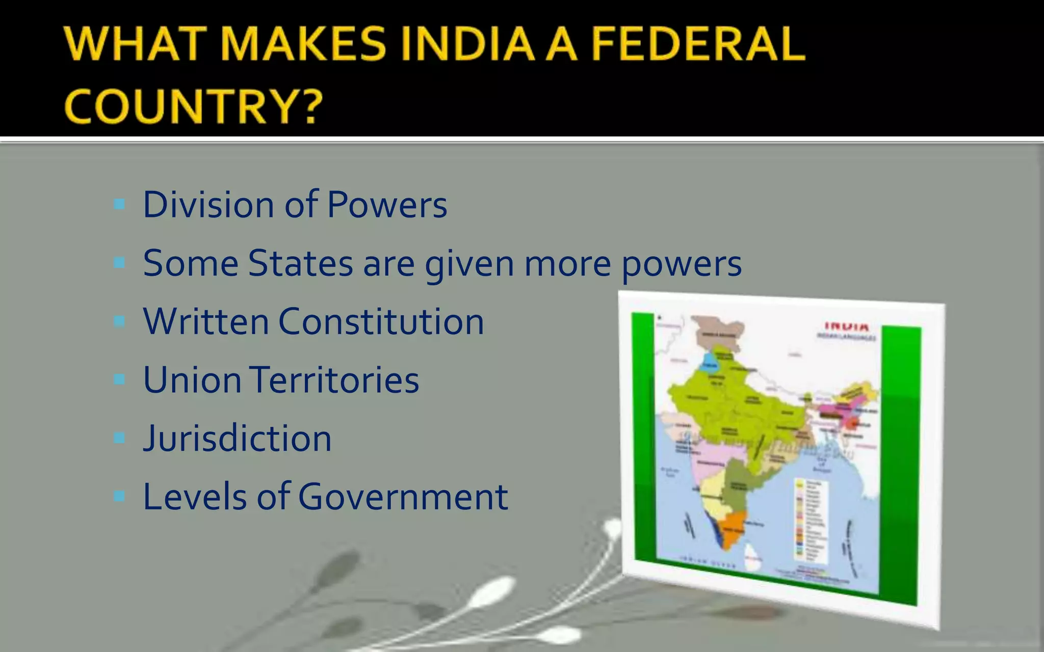 Federalism ppt | PPTX